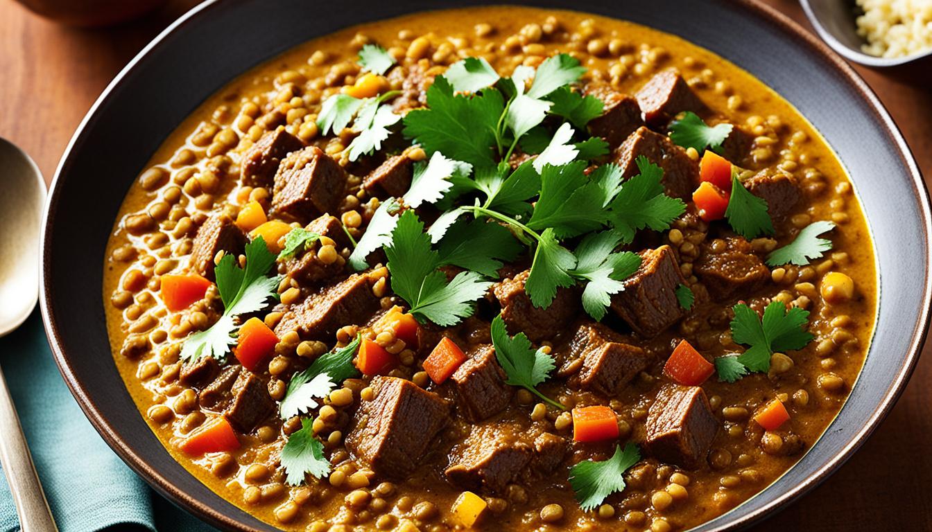 Beef and Lentil Curry